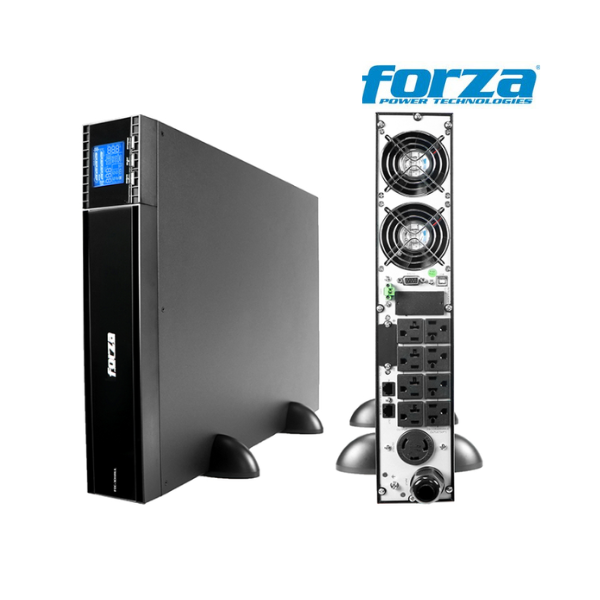 Forza UPS en línea 3KVA/3KW, 8 slds, sinus, torre/bastidor, UL- 120V ...